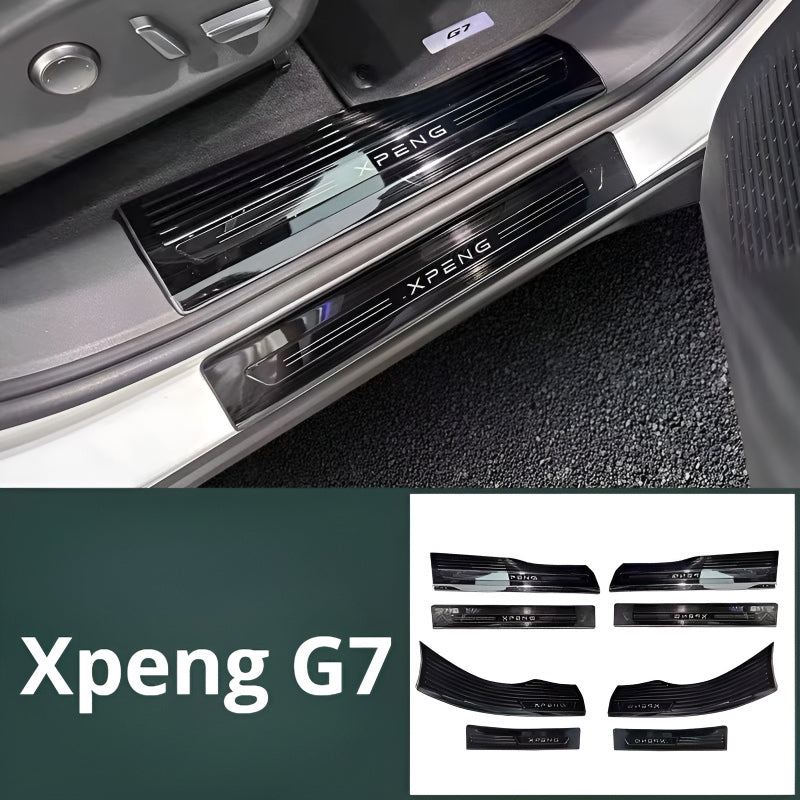 Xpeng G7 Front and Rear Door Car Pedal Kick Protection Strip ( 8 piece ...